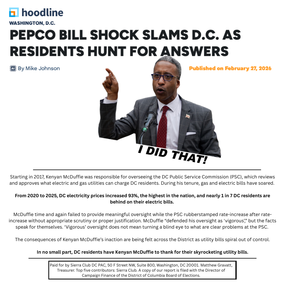 Fact Check Kenyan McDuffie | DC voters need the truth about utility costs