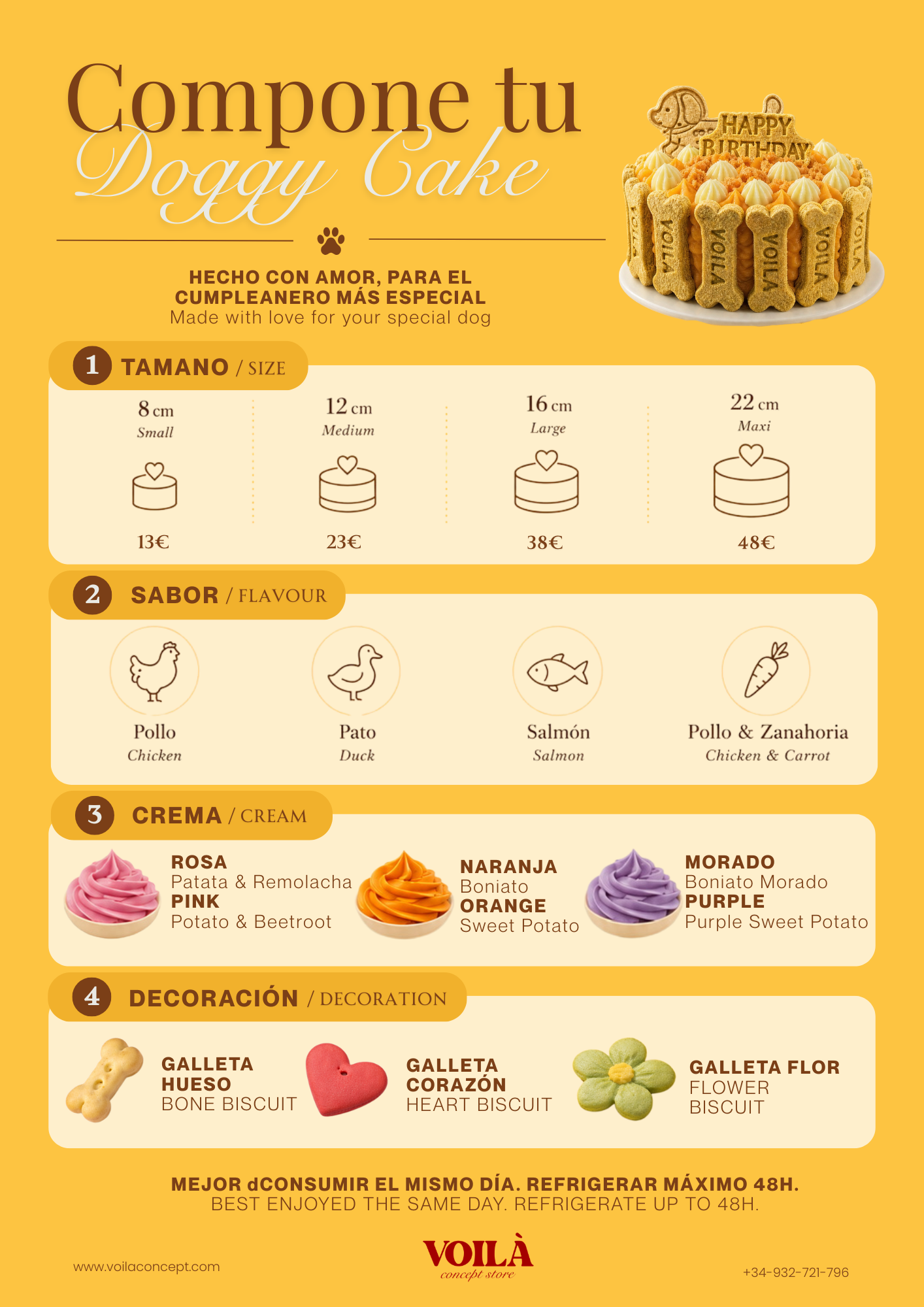 Doggy Cake | Voilà Concept Dog Experiences