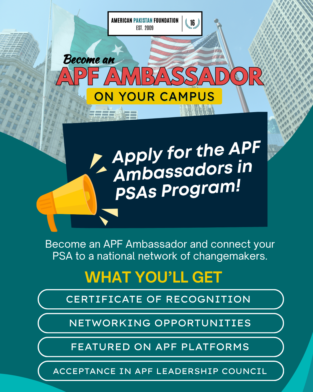 APF Ambassador Program — American Pakistan Foundation