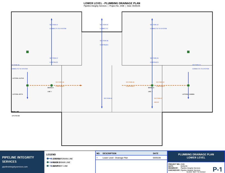 Sanitary Sewer/Riser Evaluation Study — Pipeline Integrity Services
