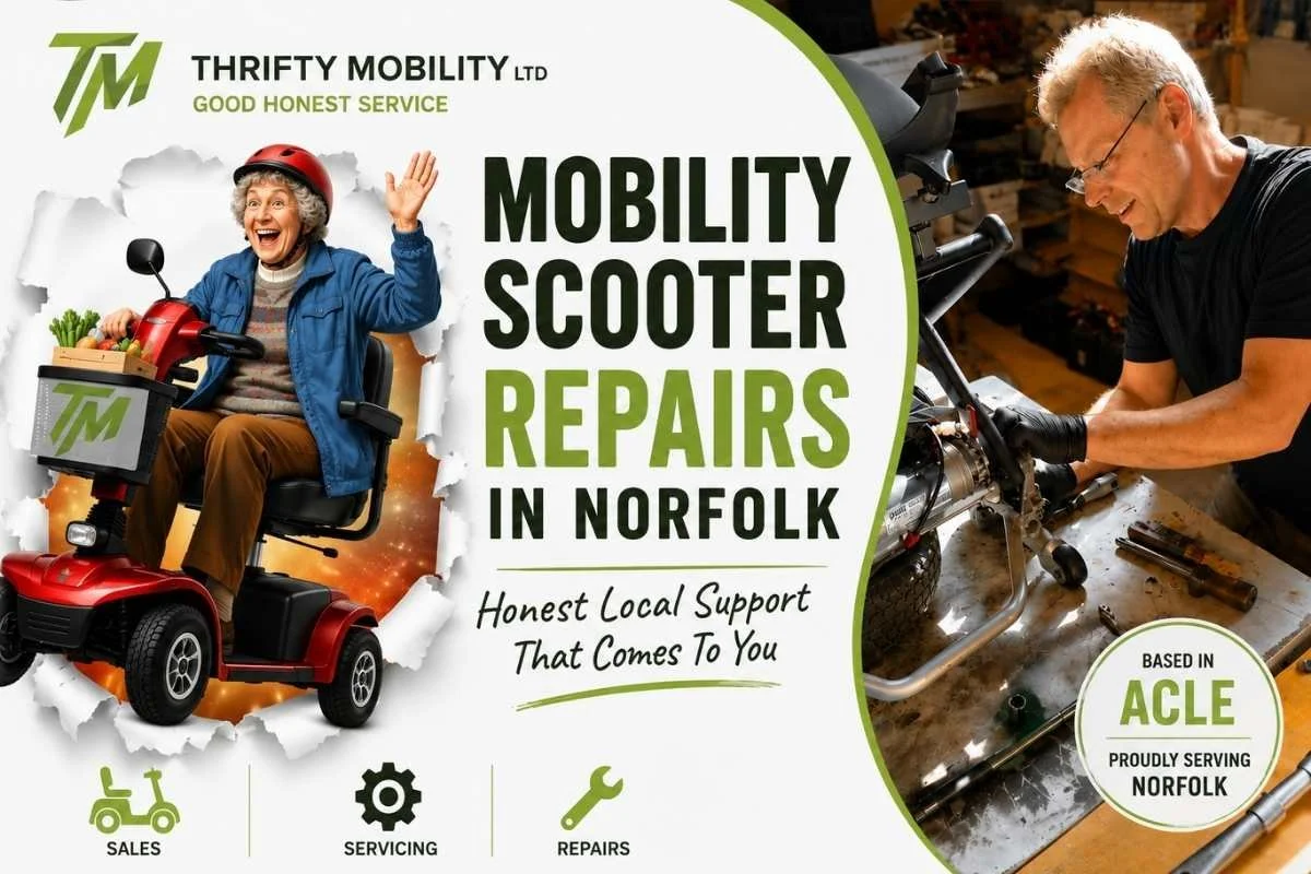 Mobility Scooter Repairs in Norfolk | Thrifty Mobility — THRIFTY MOBILITY