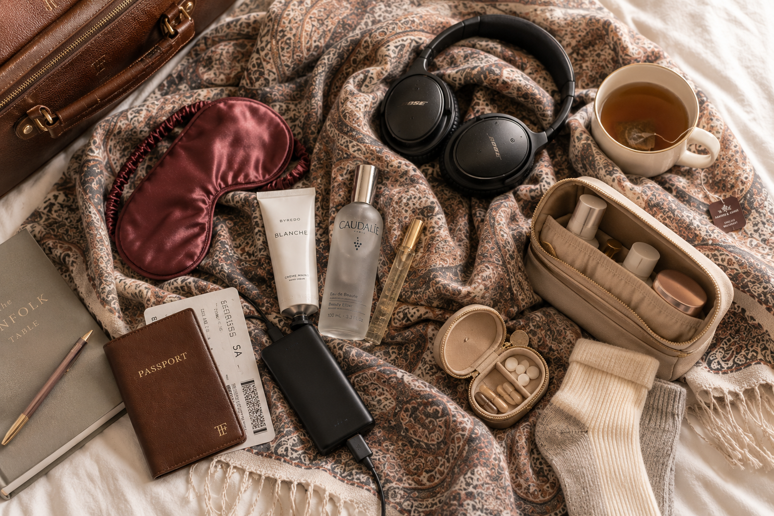 Elegant Travel Accessories for Long Flights & Travel Comfort — B ...