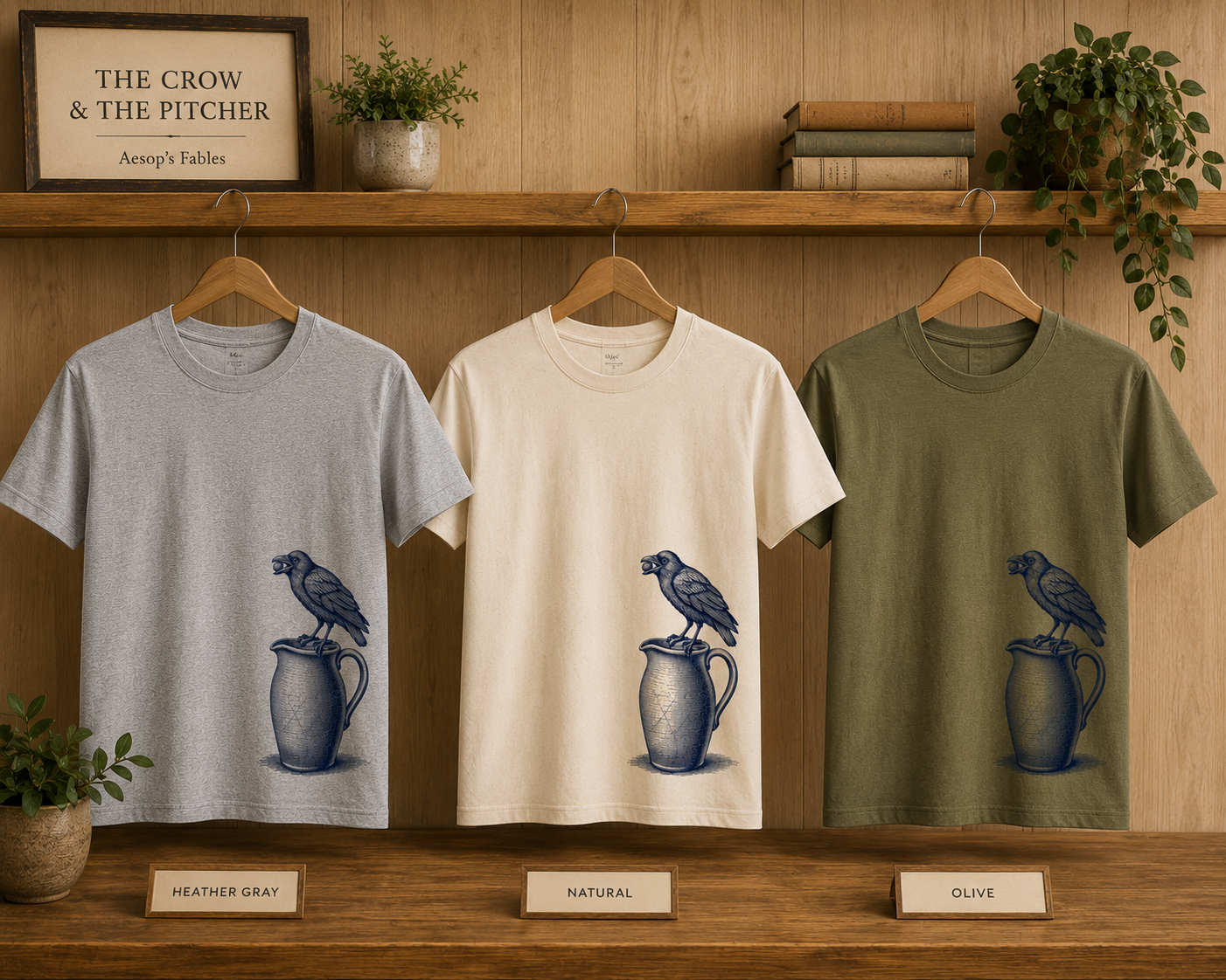 The Crow and the Pitcher — DMGB Designs