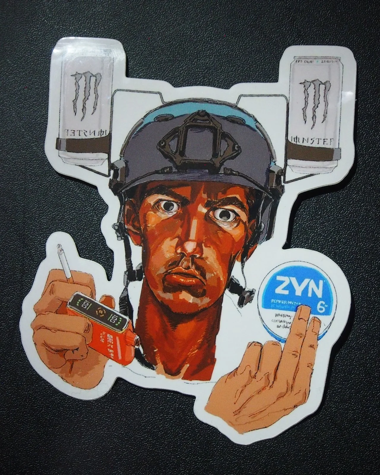 Holographic Substance Abuse Sticker — CREATIVE APPLICATION GROUP