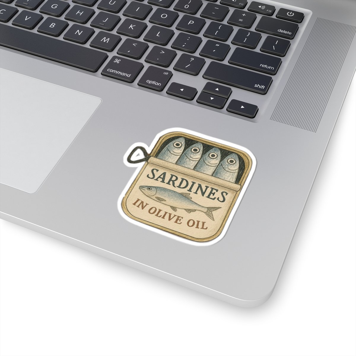 Sardine drawing sticker — LUNAR DRIFT