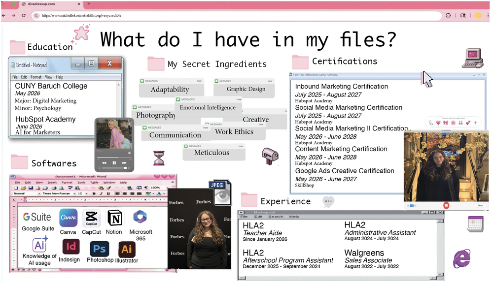 Skills — Michelle Kozinets