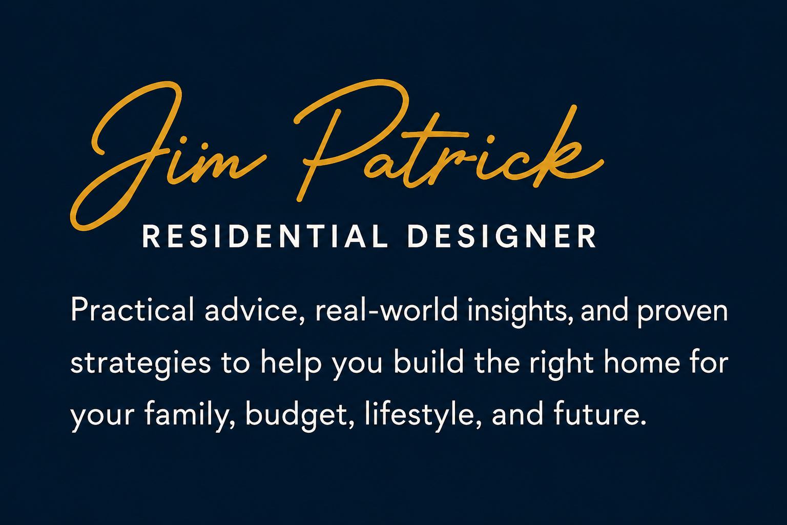 Why Most Stock House Plans Cost More Than Expected — Jim Patrick ...